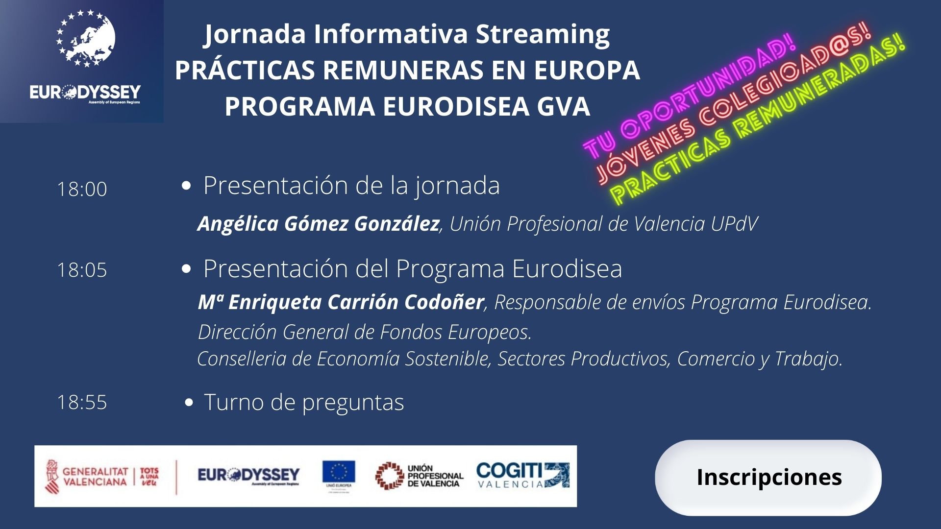 Programa Eurodisea. Prácticas Remuneradas en Europa (Streaming) - Unión ... Programa Eurodisea. Prácticas Remuneradas en Europa (Streaming) - Unión ...